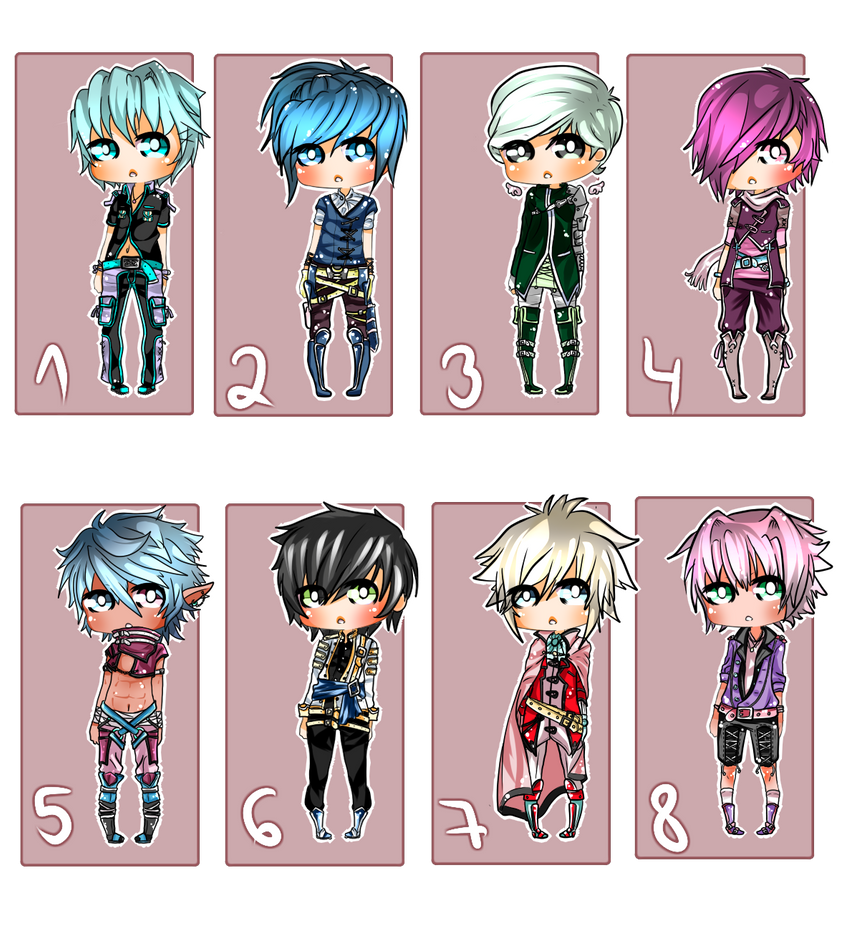 RPG styled Male Adopts - Closed by Decora-Adopts on DeviantArt RPG styled Male Adopts - Closed by Decora-Adopts on DeviantArt