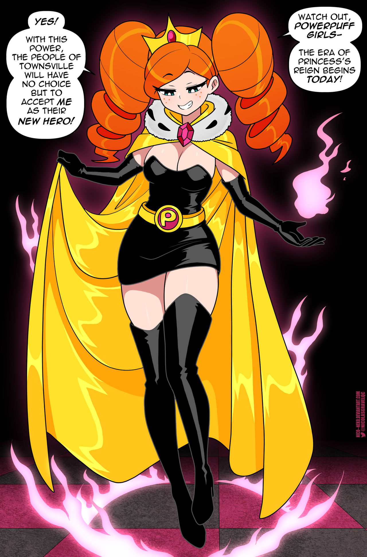 Princesss Rise To Power Powerpuff Girls By Nico Neko On Deviantart