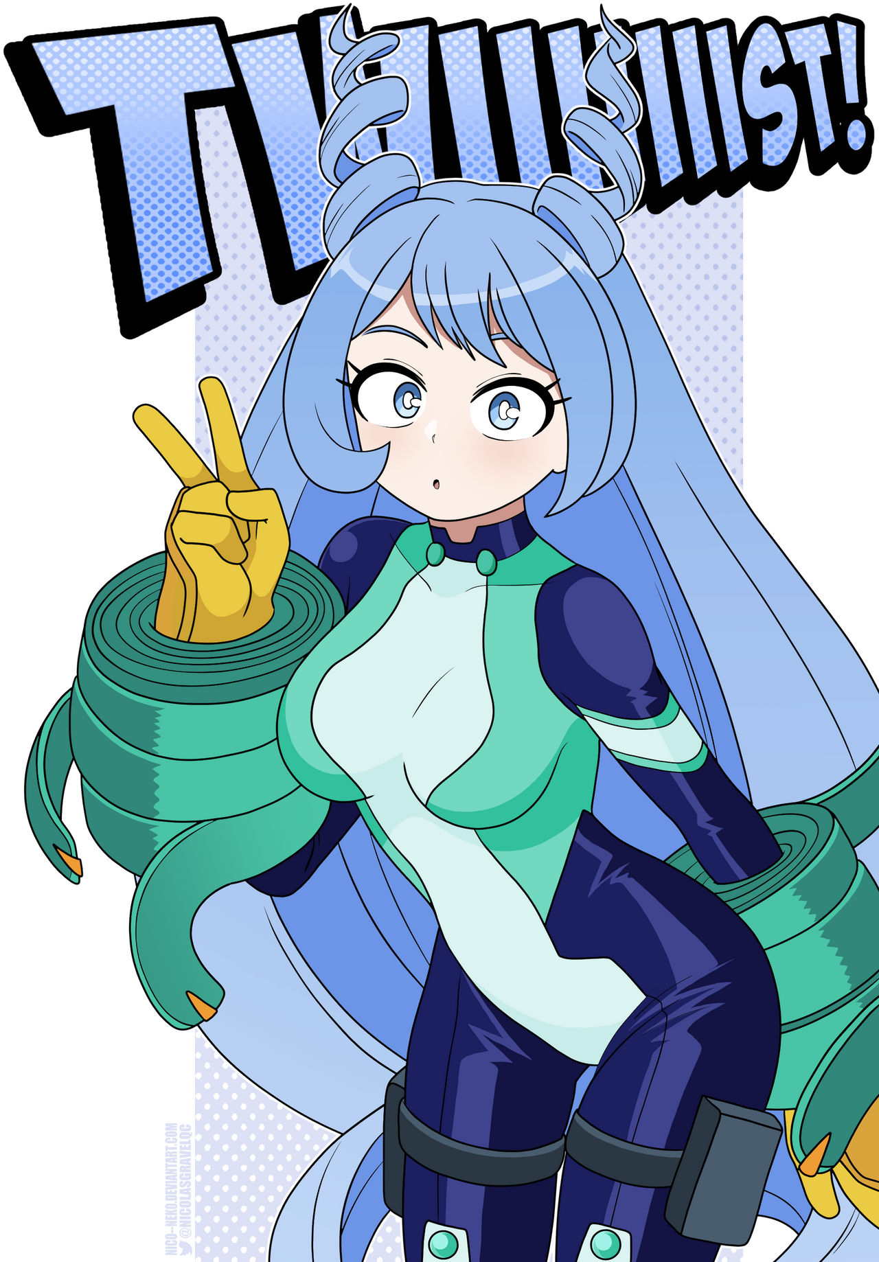 Nejire Hado Mha By Nico Neko On Deviantart