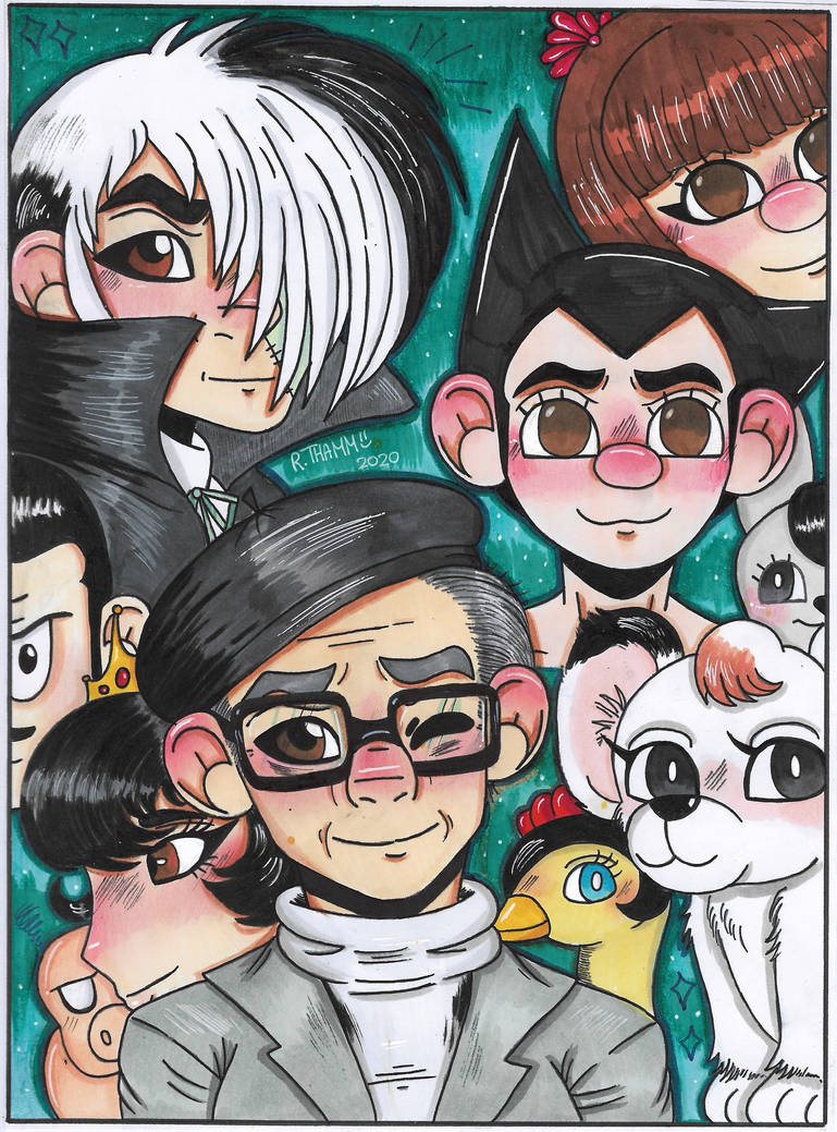 The Father Of Manga Osamu Tezuka By Casualneonglitter On Deviantart