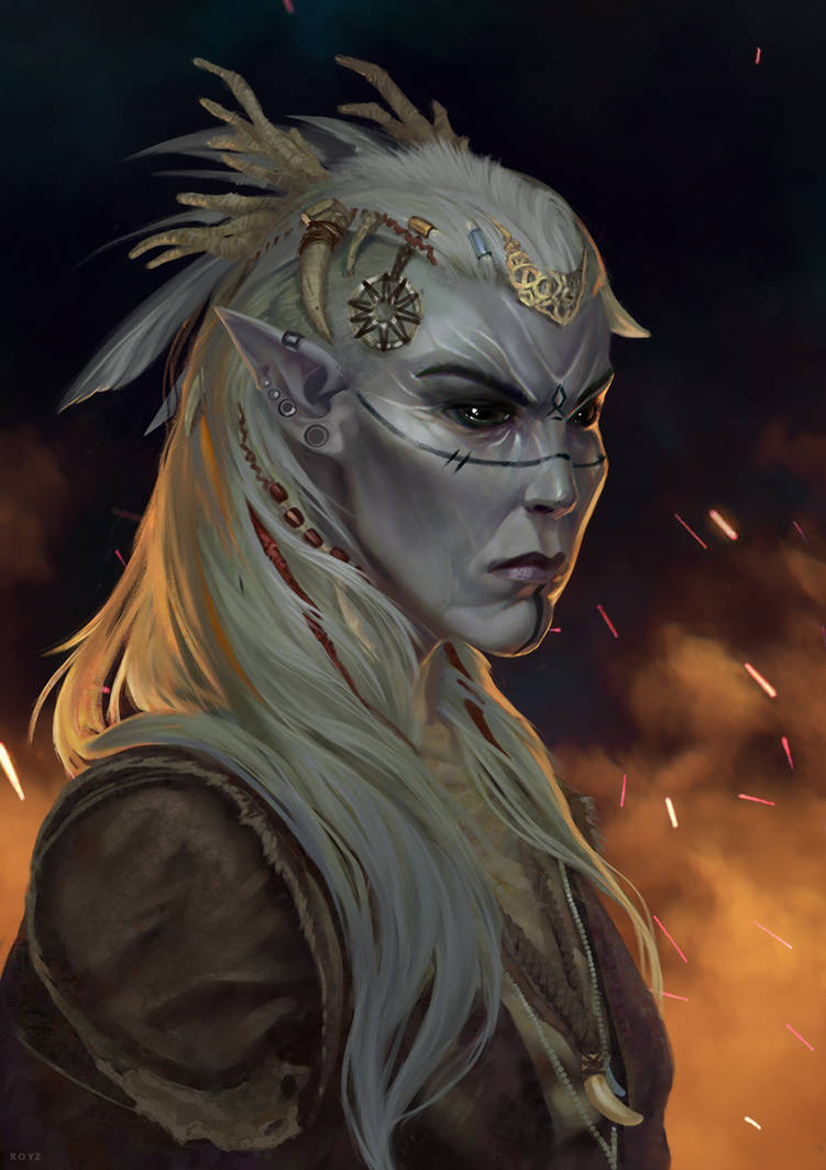 Dark Elf By Royzilya On Deviantart