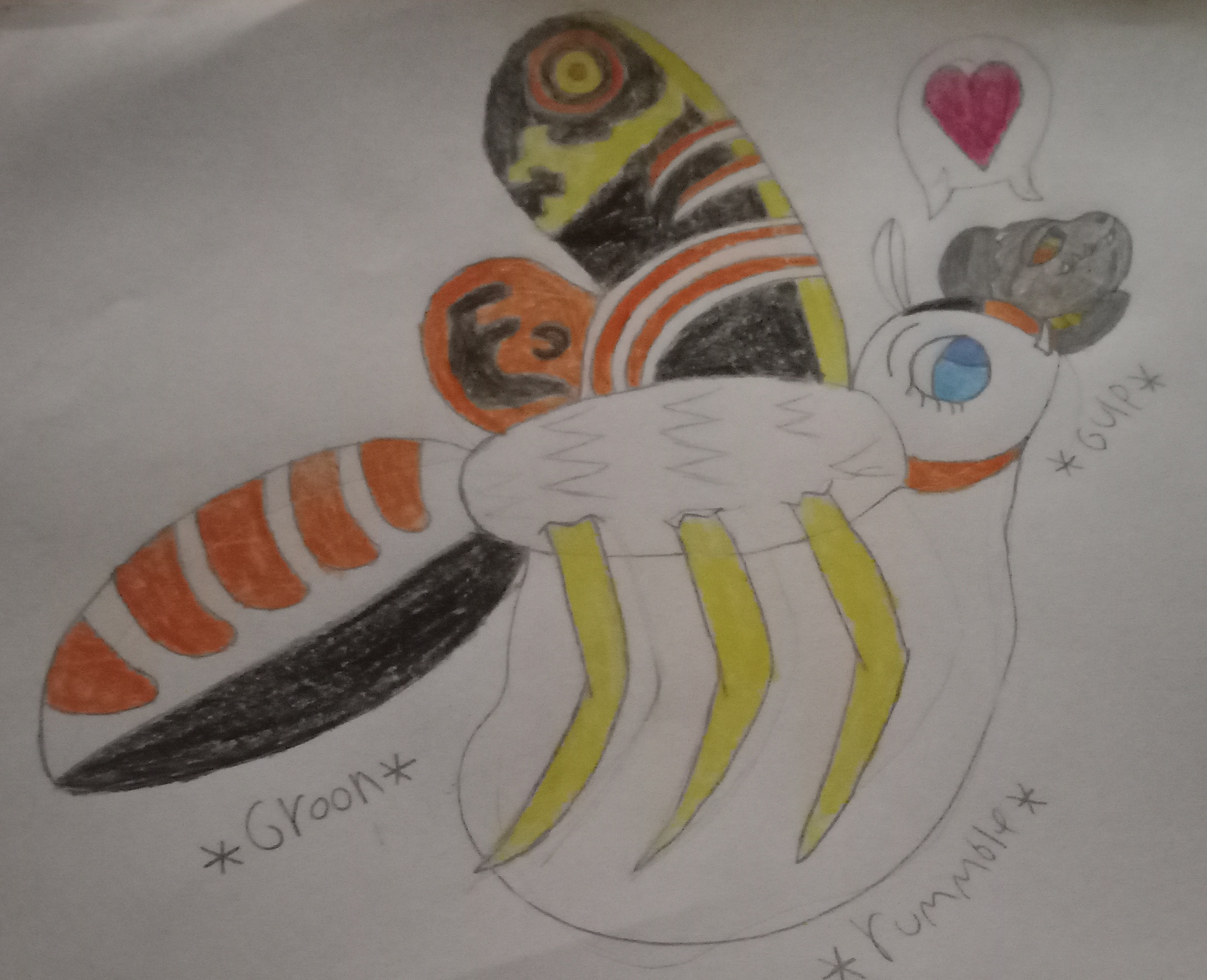 Mothra Eats Godzilla Mothra Vore Part 1 By Dreamerdrawer96 On Deviantart