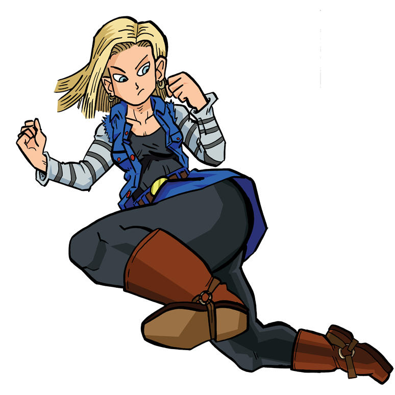 Android 18 by NecroAnomaly on DeviantArt