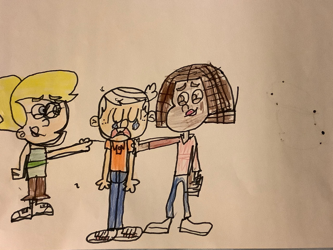 Cindy Vortex And Libby Folfax Comforts Lincoln By Liljahmir08 On Deviantart