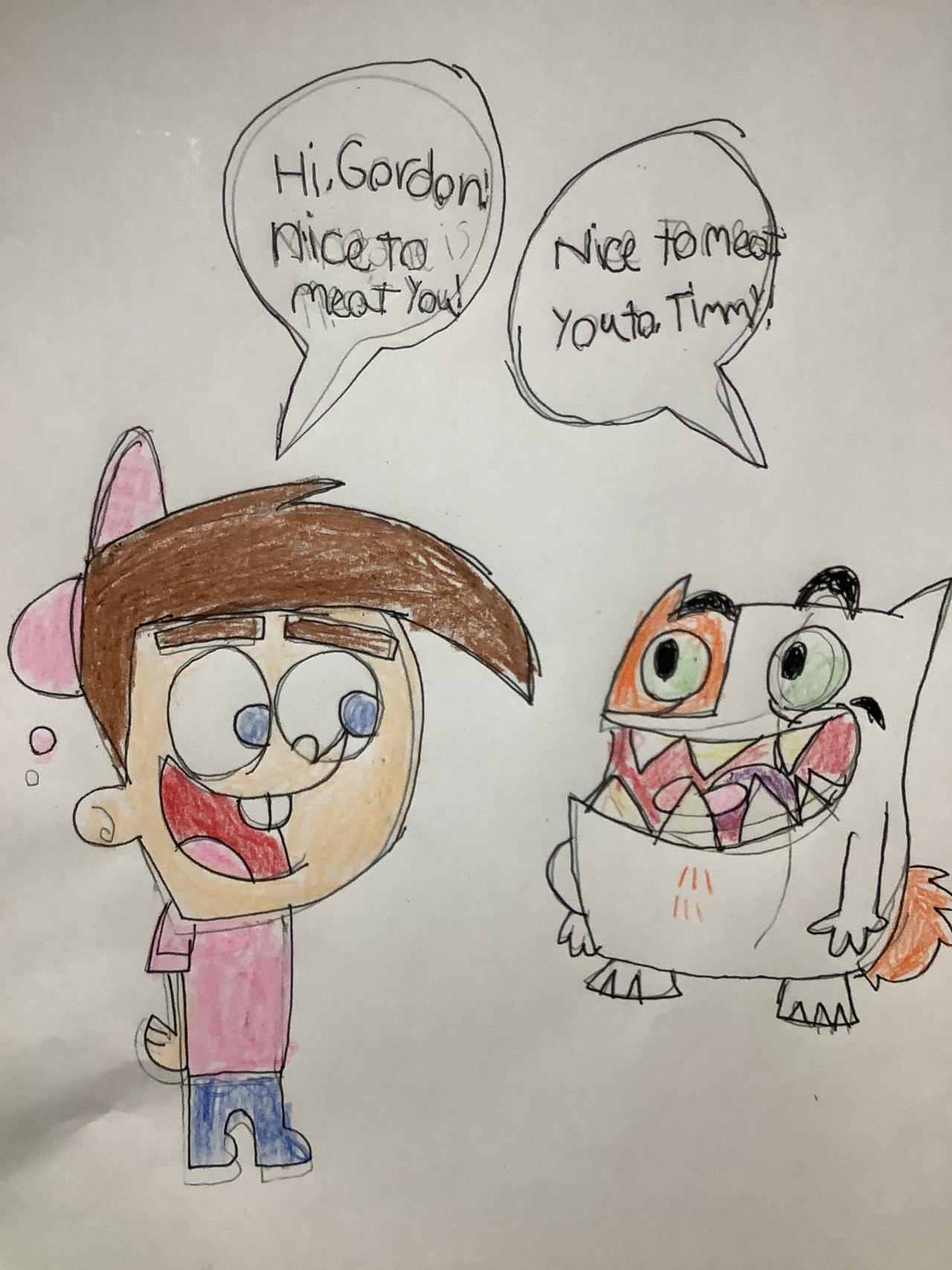 Timmy Turner Meets Gordon By Liljahmir08 On Deviantart