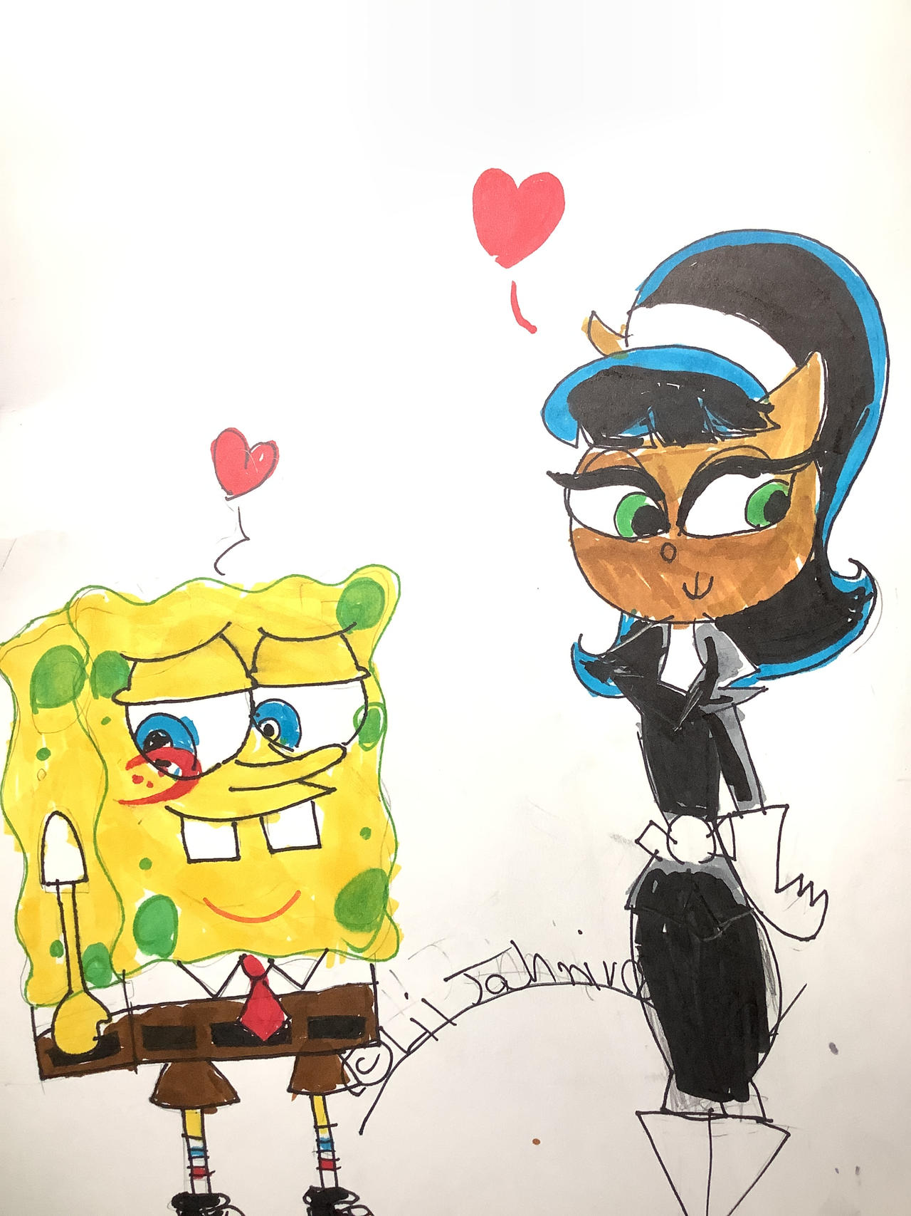 Spongebob X Kitty Katswell By Liljahmir08 On Deviantart