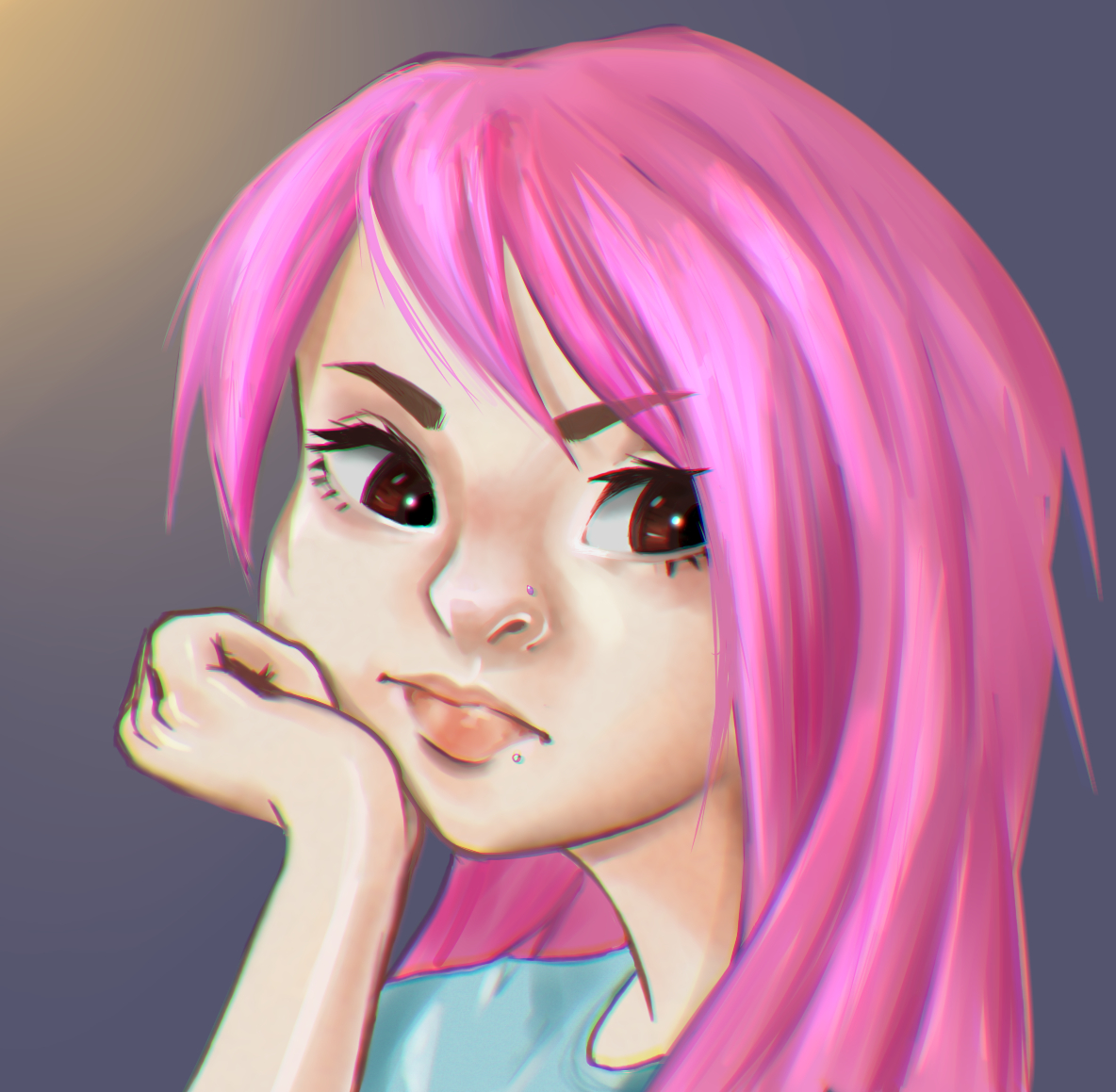 Grumpy Self Portrait By Lackaholo On Deviantart