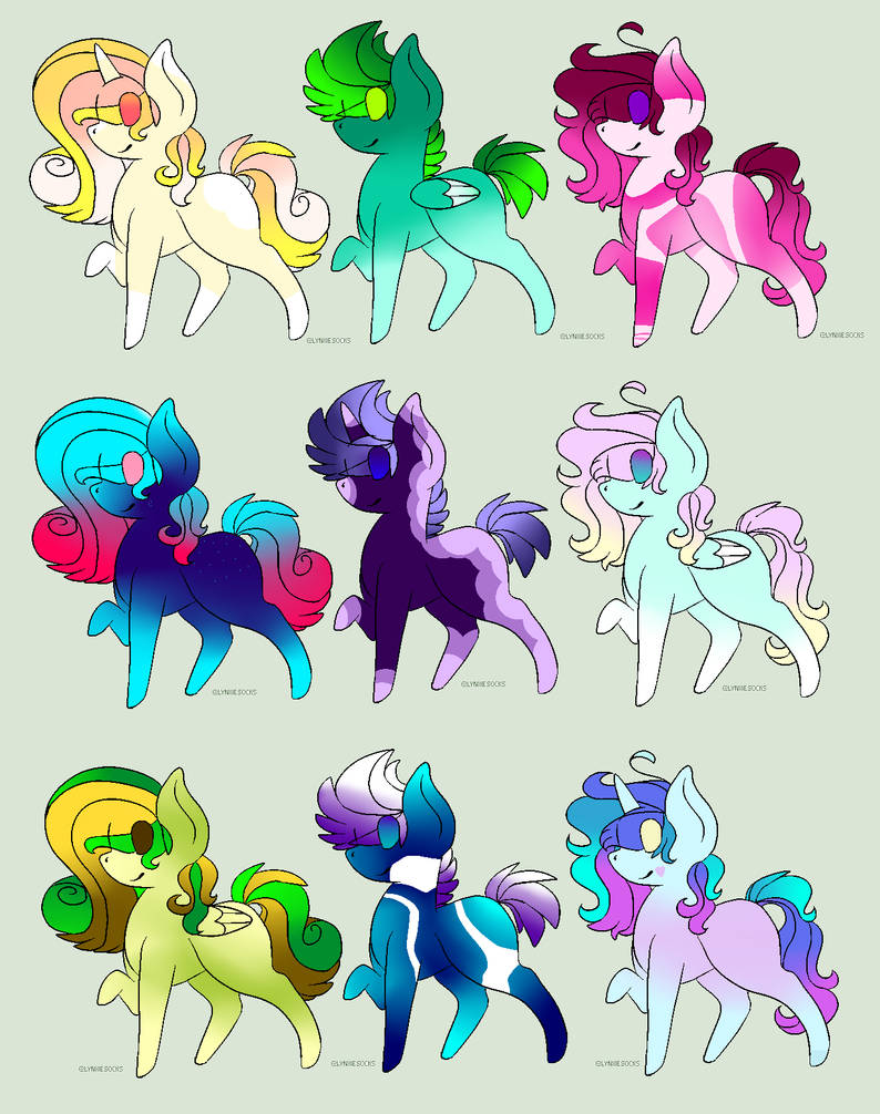 Mlp Palette Adopts OPEN :3 by Lilywolfpie on DeviantArt Mlp Palette Adopts OPEN :3 by Lilywolfpie on DeviantArt