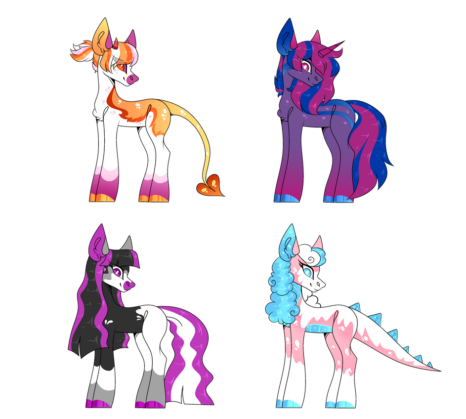 Mlp Pride Month Adopts (Closed) by Lilywolfpie on DeviantArt Mlp Pride Month Adopts (Closed) by Lilywolfpie on DeviantArt