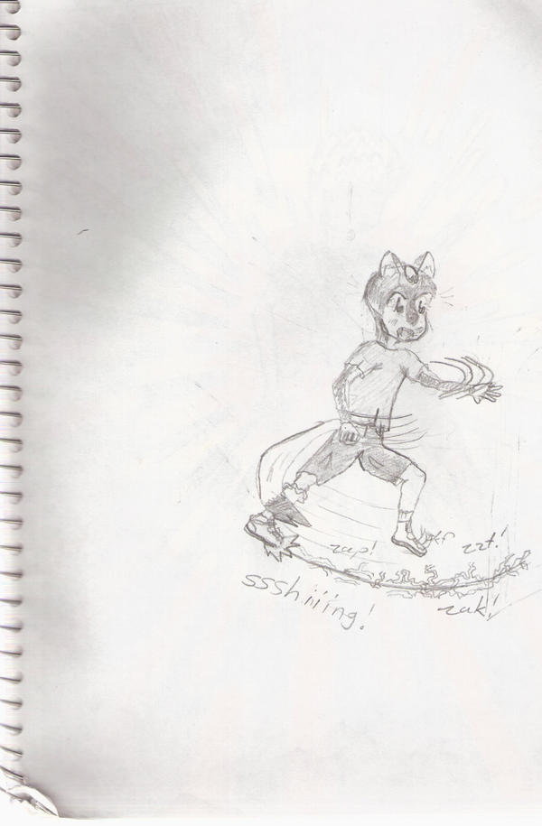 My first anthro by Desert-Chimera on DeviantArt