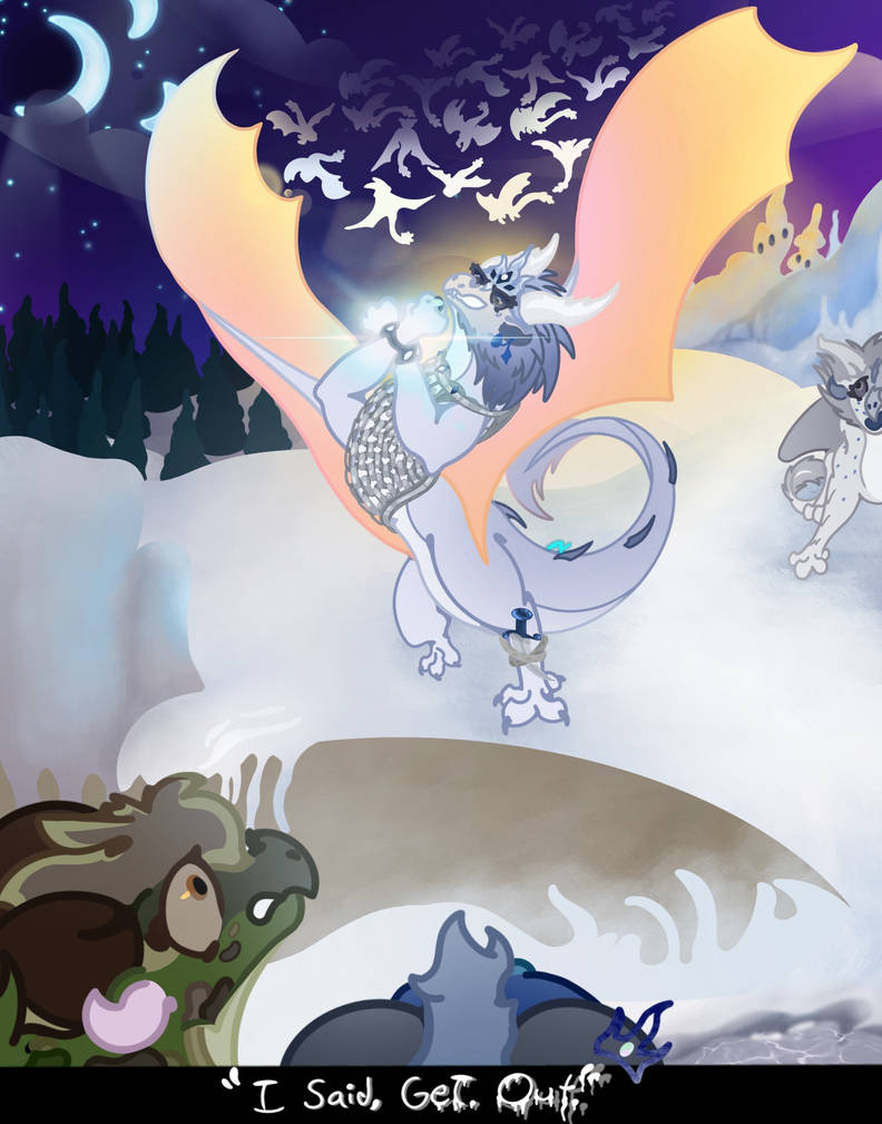 Confrontation Wings Of Fire Queen Snowfall By Archaicflooft On Deviantart