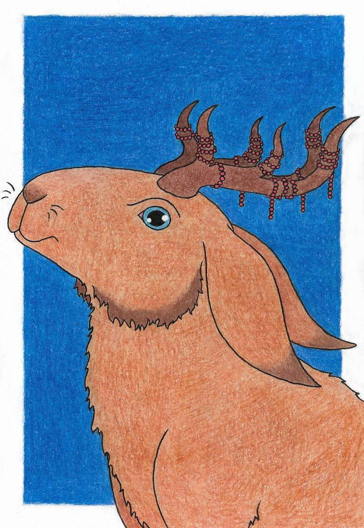 New Year Jackalope. Maybe... by SonBatArt on DeviantArt New Year Jackalope. Maybe... by SonBatArt on DeviantArt