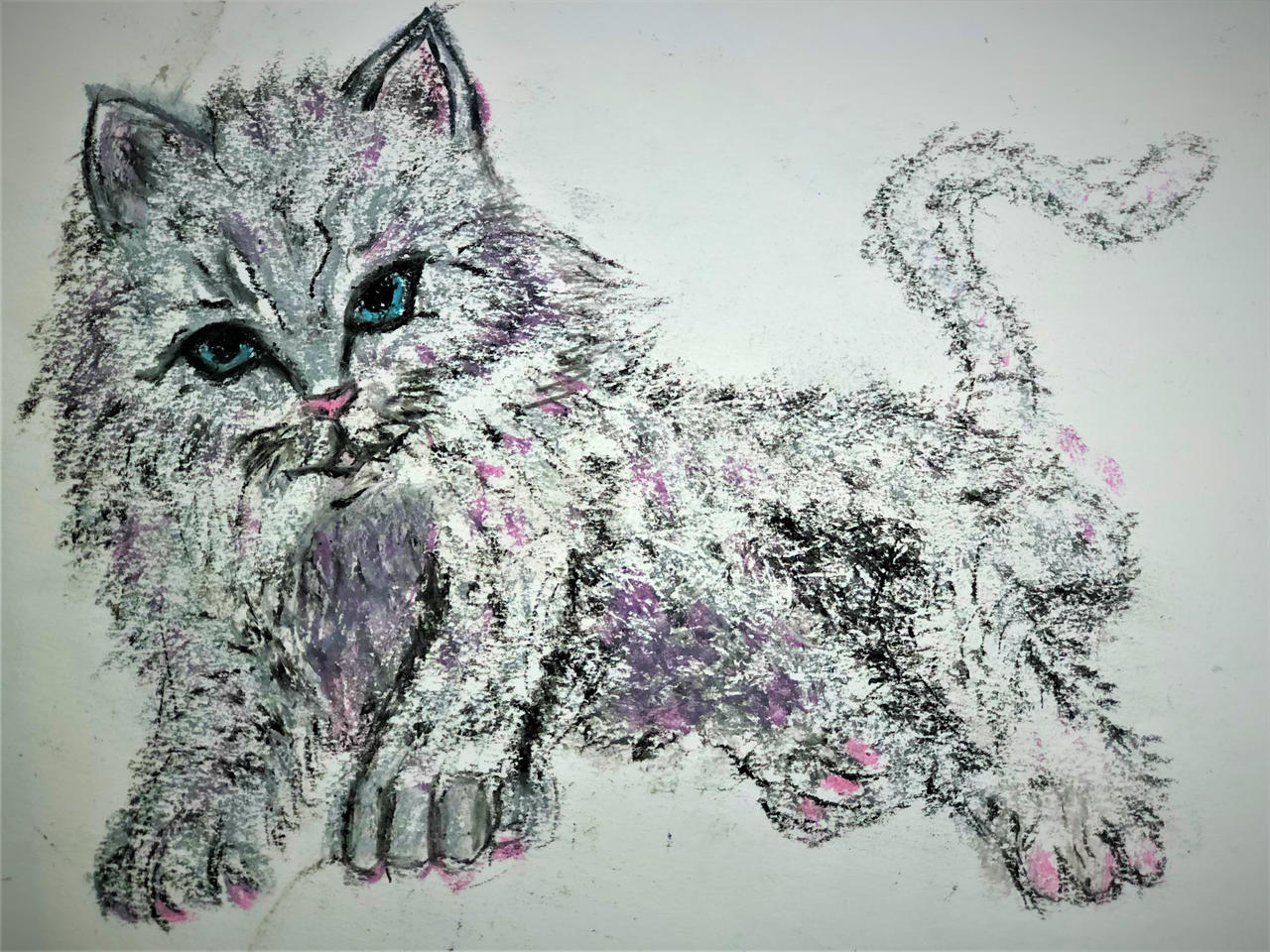 Silver Cat By Dragon24242 On Deviantart