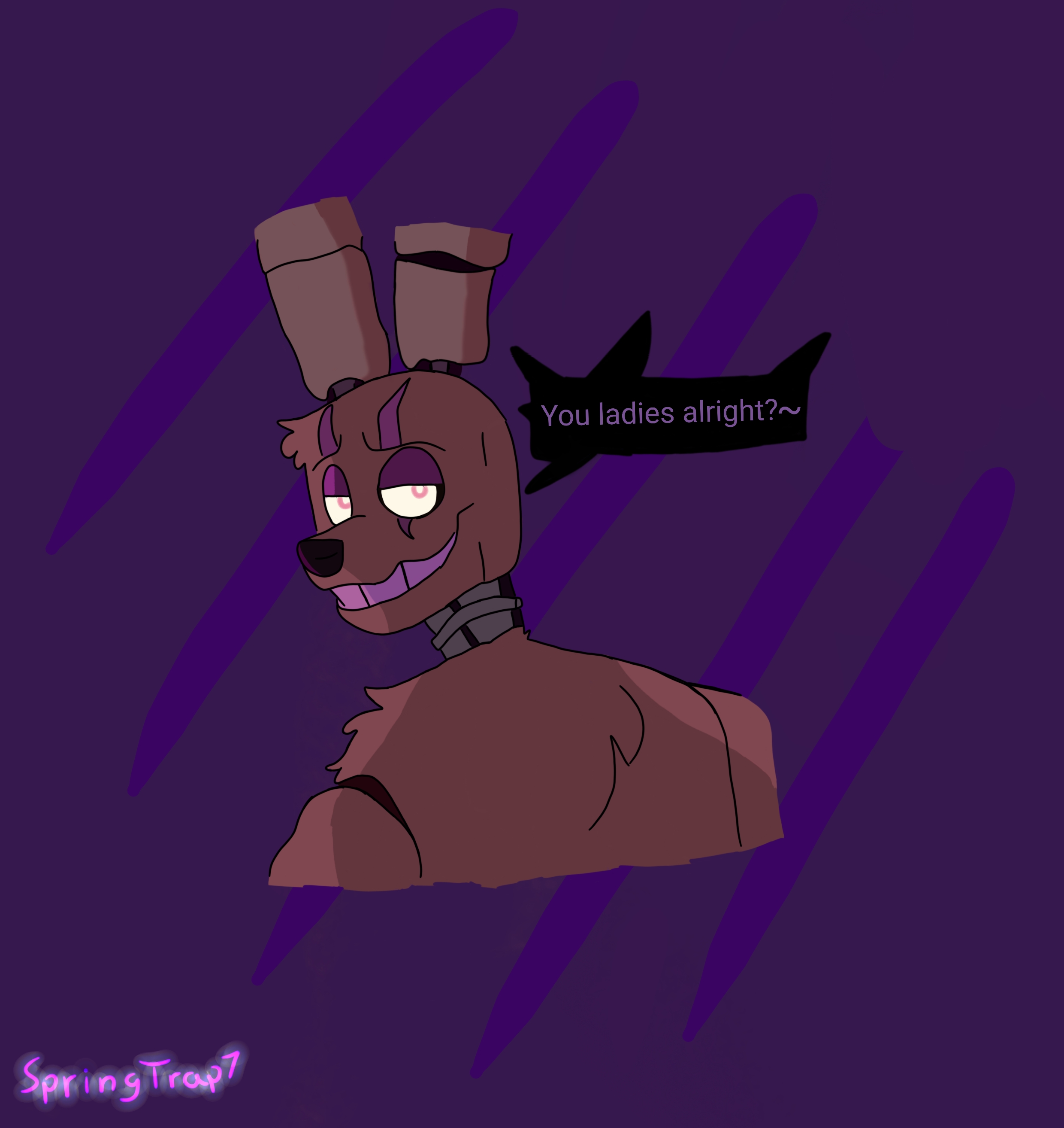 Springtrap Digital Art 26 Inspired By Grawolfquinn By Springtrap7yt On