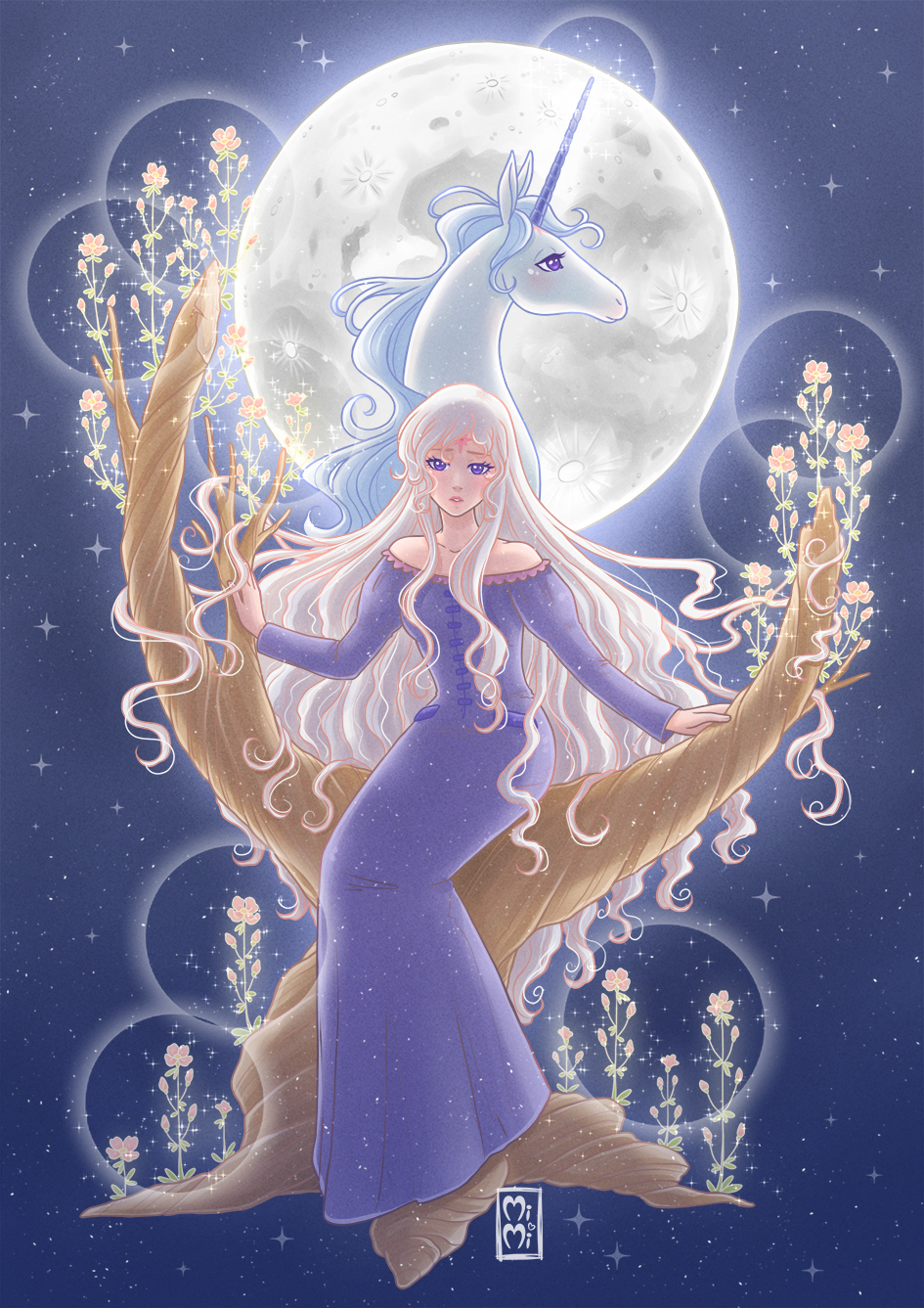 The Last Unicorn Lady Amalthea By Princessmimoza On Deviantart