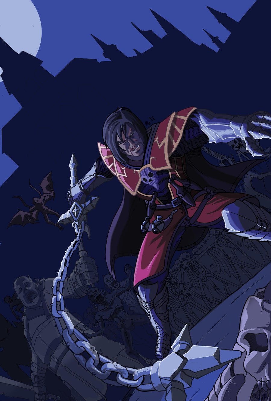Castlevania Comic Cover By Benjaminjuan On Deviantart