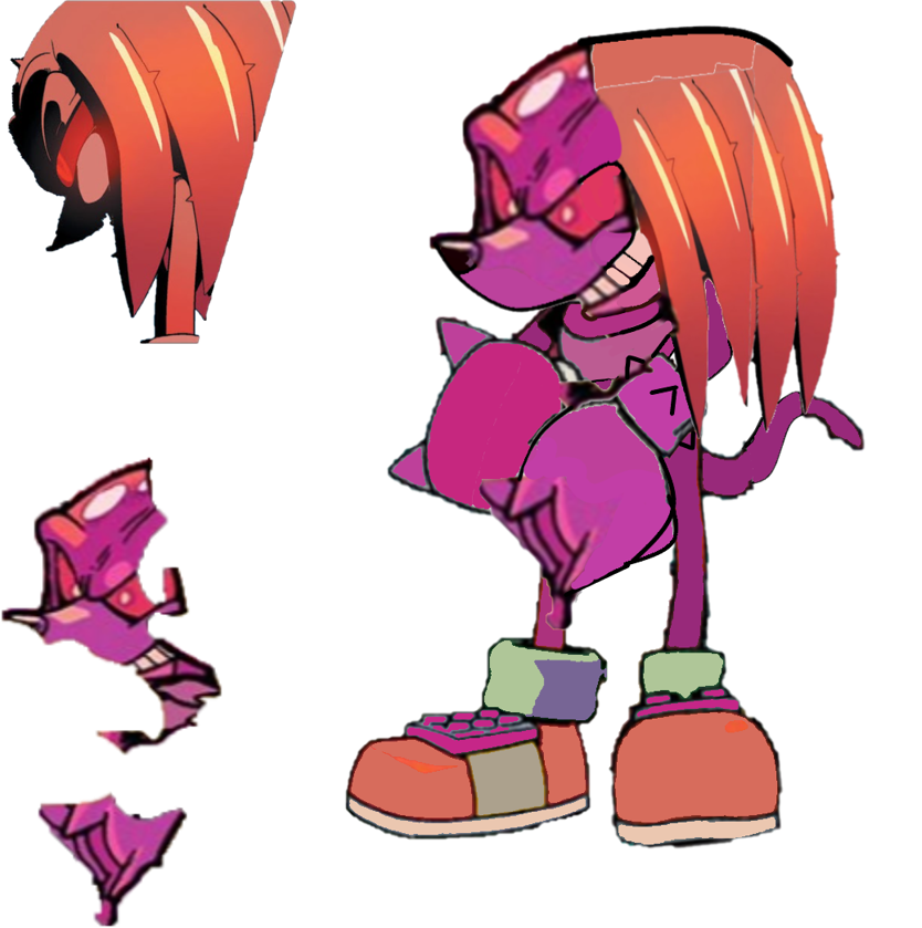 Zombot Knuckles The Echidna Sonic Idw By Darkgame9l On Deviantart