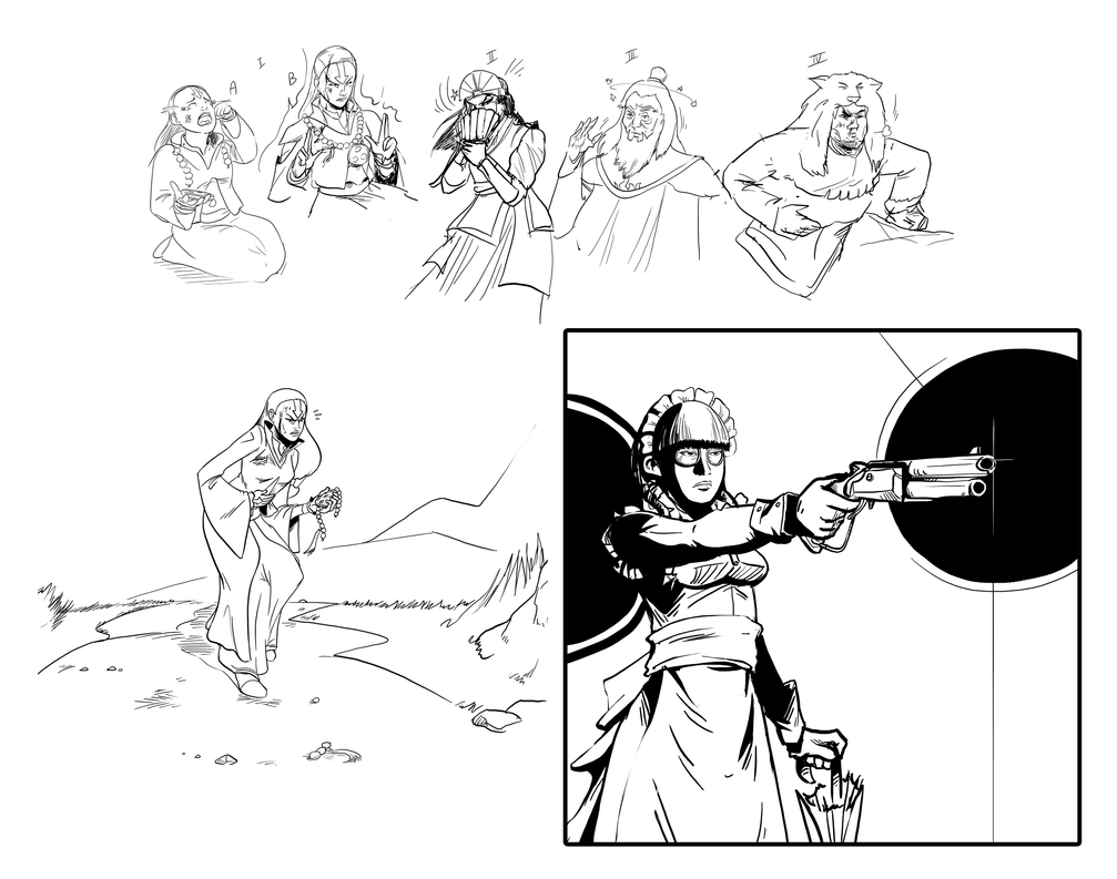 Commission Sketches By Camillecee On Deviantart