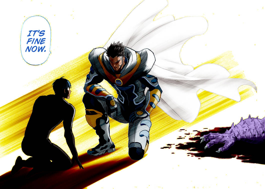Opm Chap 179 Blast Black Hair White Cape Ver By Vantud On Deviantart