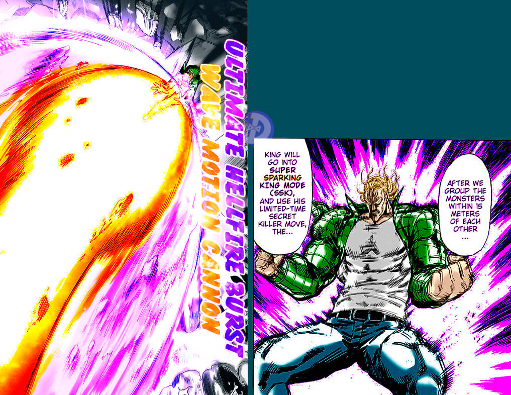 OPM chap 197 colored: King Ultimate Final Move by vantud on DeviantArt OPM chap 197 colored: King Ultimate Final Move by vantud on DeviantArt
