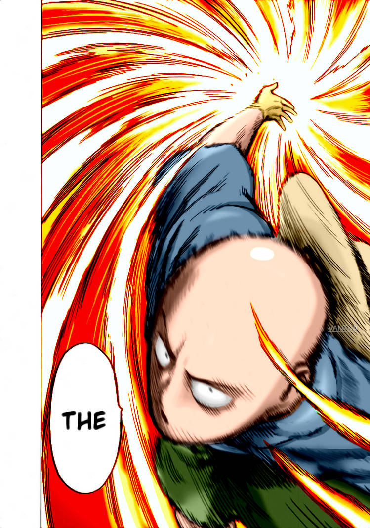 Opm Chap 170 Colored Saitamas Smack 2 By Vantud On Deviantart