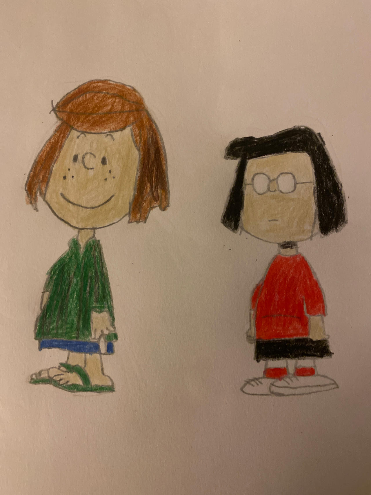 Peppermint Patty And Marcie By Spencer04 On Deviantart