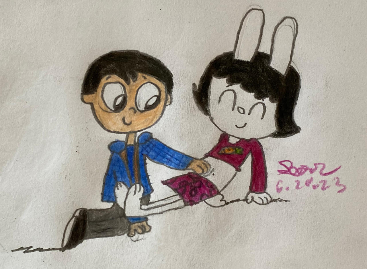 Rubbing Annies Tummy By Spencer04 On Deviantart
