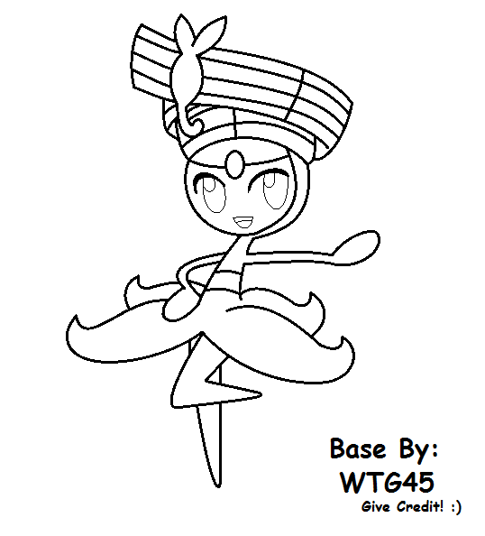 Pokemon Coloring Pages Of Meloetta