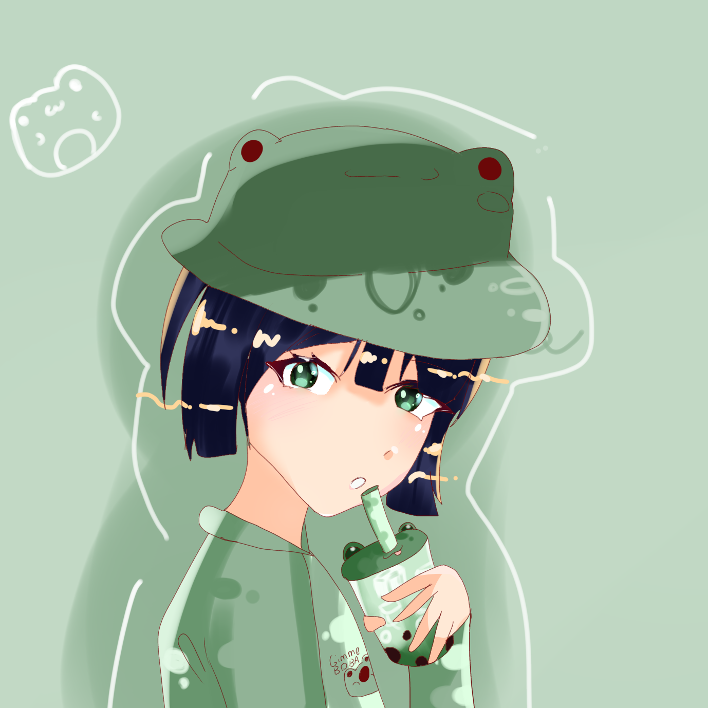 Froggo Gurl By Cottoncandydrink On Deviantart
