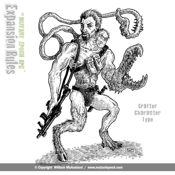 Male Grafter With Crab Pincer Smg And Goat Leg By Mcausland On Deviantart