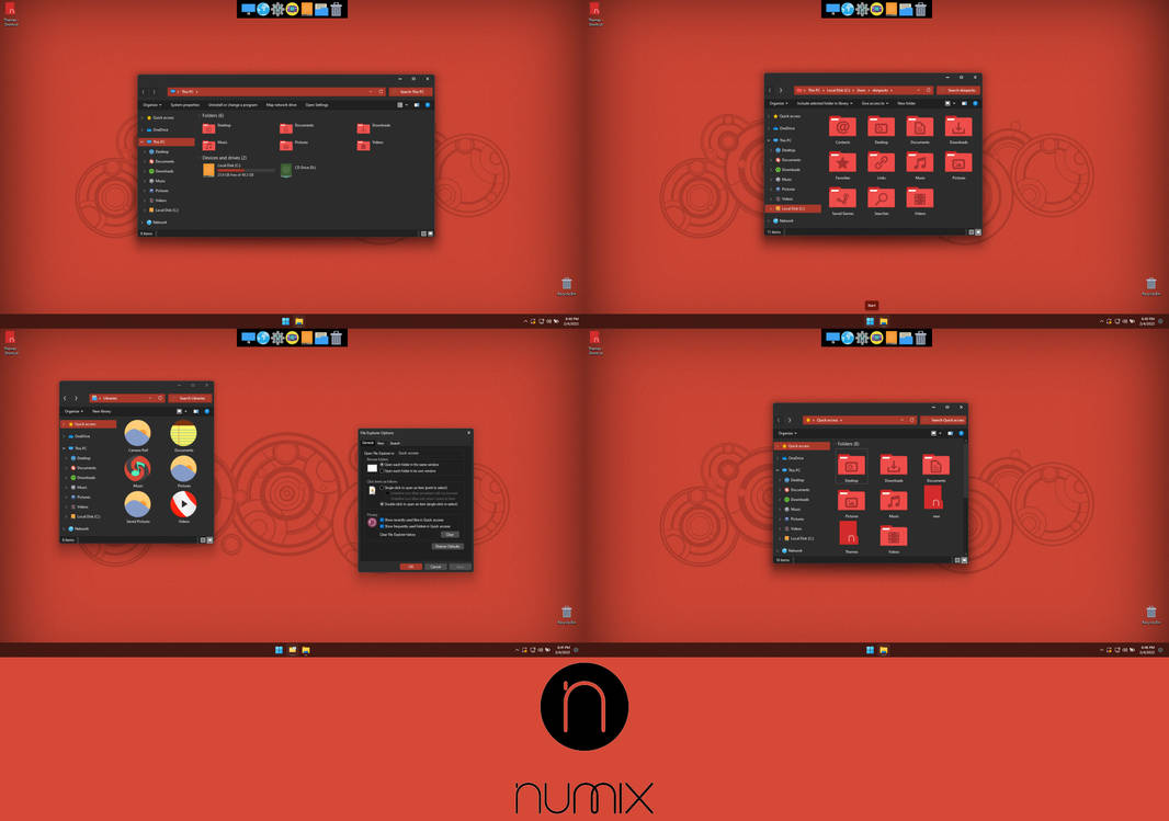 Numix Dark Theme for Windows 11 by protheme on DeviantArt Numix Dark Theme for Windows 11 by protheme on DeviantArt
