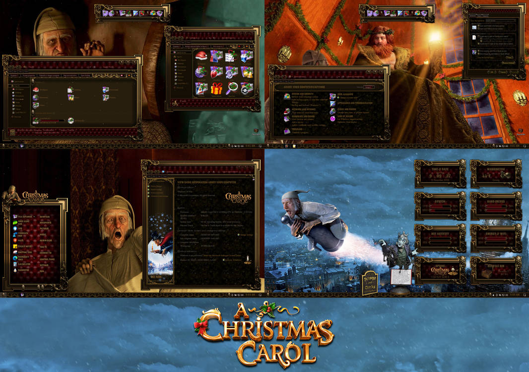 CHRISTMAS CAROL Theme for Windows 10 by protheme on DeviantArt CHRISTMAS CAROL Theme for Windows 10 by protheme on DeviantArt