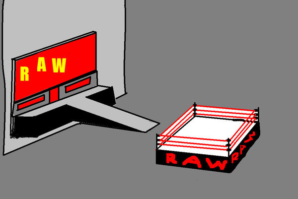 WWE Raw's Stage by BeSsZaC on DeviantArt