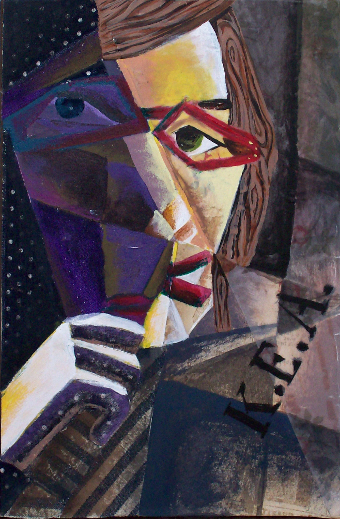 Synthetic Cubism Version of Me by katie-of-huntington on DeviantArt