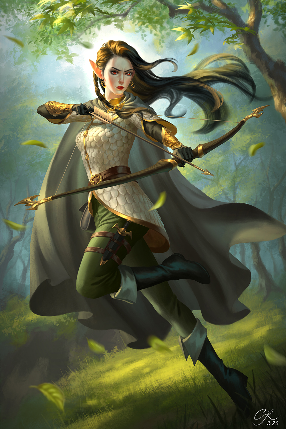 Commission Forest Elf By Crystalrain272 On Deviantart