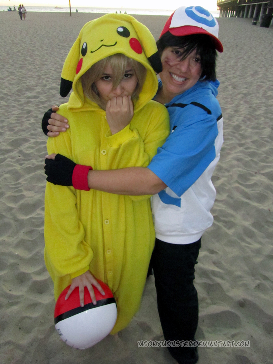 Ash And Pikachu Hug By Moonymonster On Deviantart