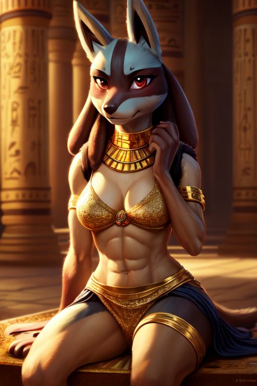 Sexy Golden Lucario By Knipslip On Deviantart