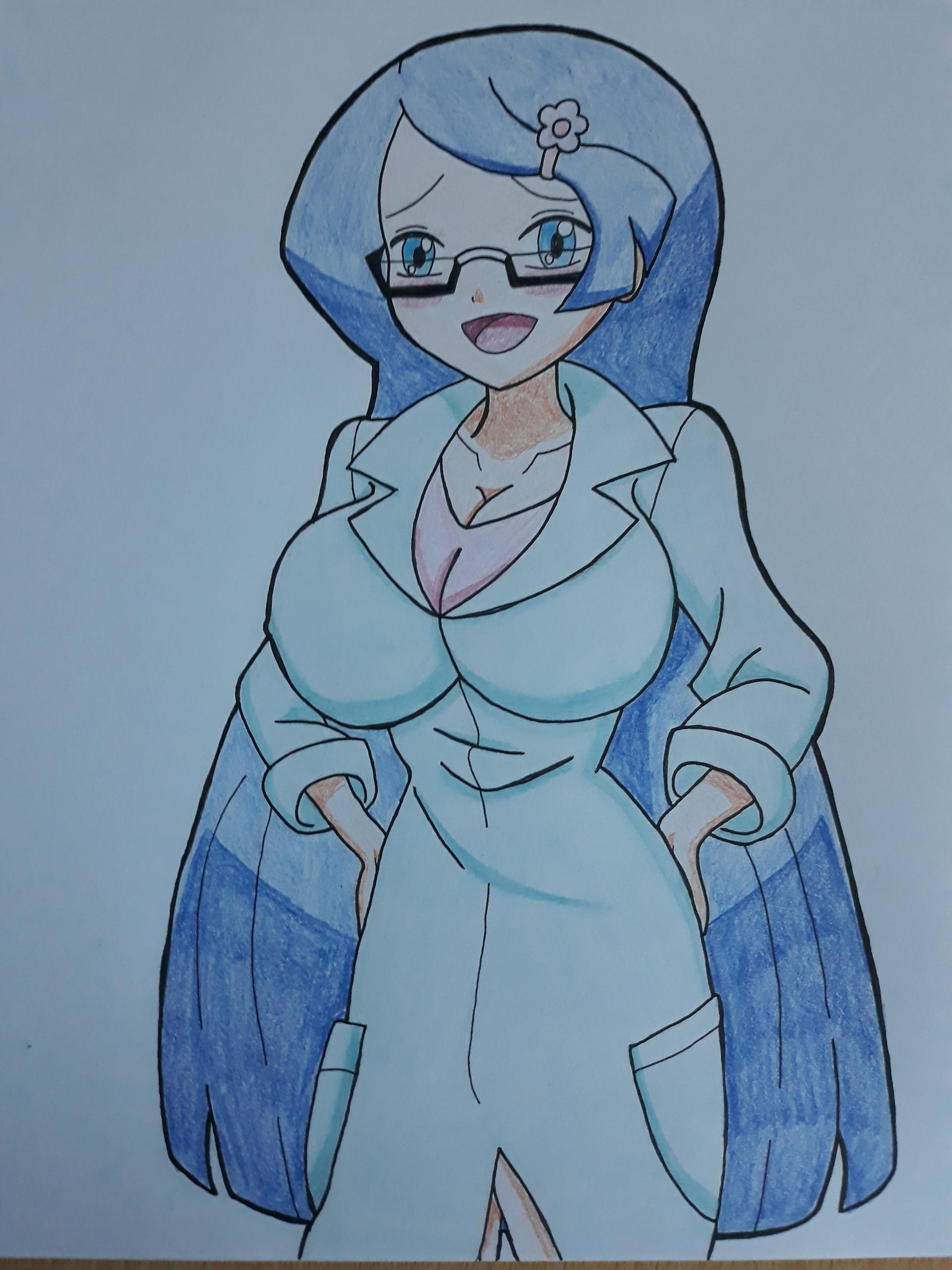 Dr Fennel Pokemon By Stuanimeart On Deviantart