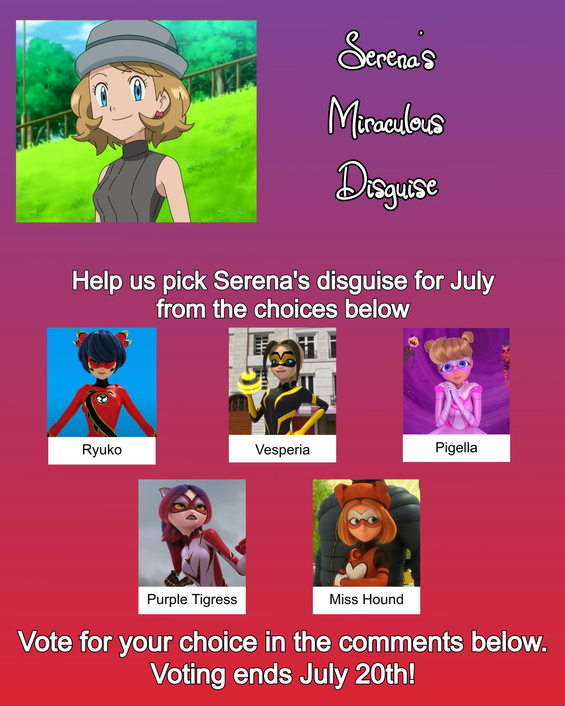 Serenas Miraculous Disguise By Stuanimeart On Deviantart