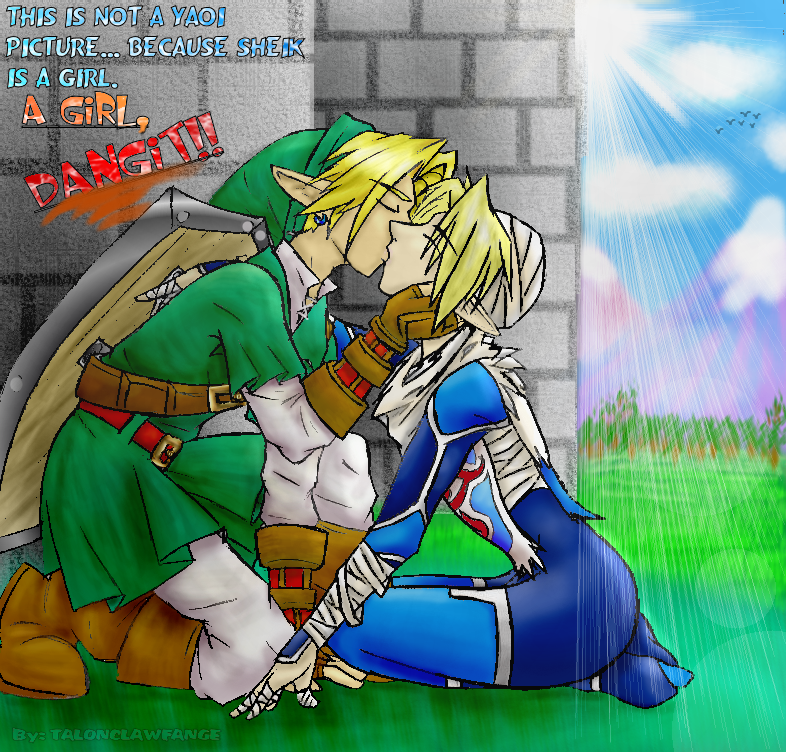 Link X Sheik By Talonclawfange On Deviantart