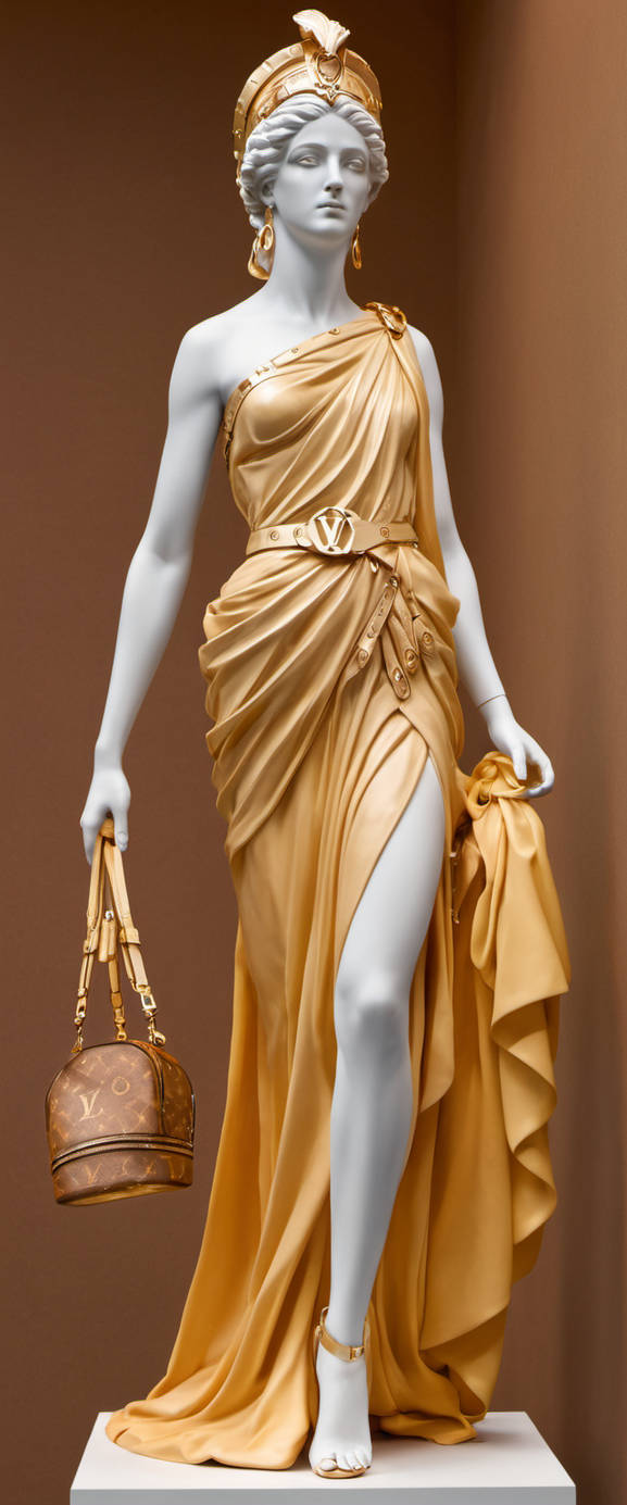 Statue De Goddess Hera Habillee En Louis Vuitton W By Sarramedj On Deviantart