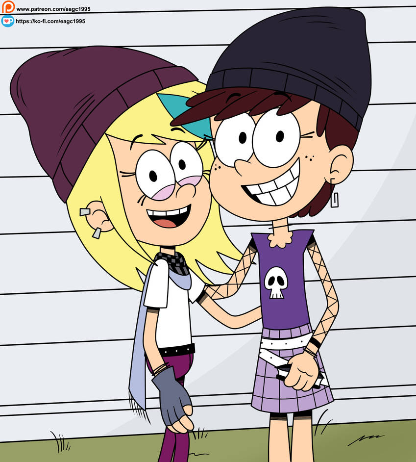 Luna Loud And Sam Sharp By Eagc7 On Deviantart