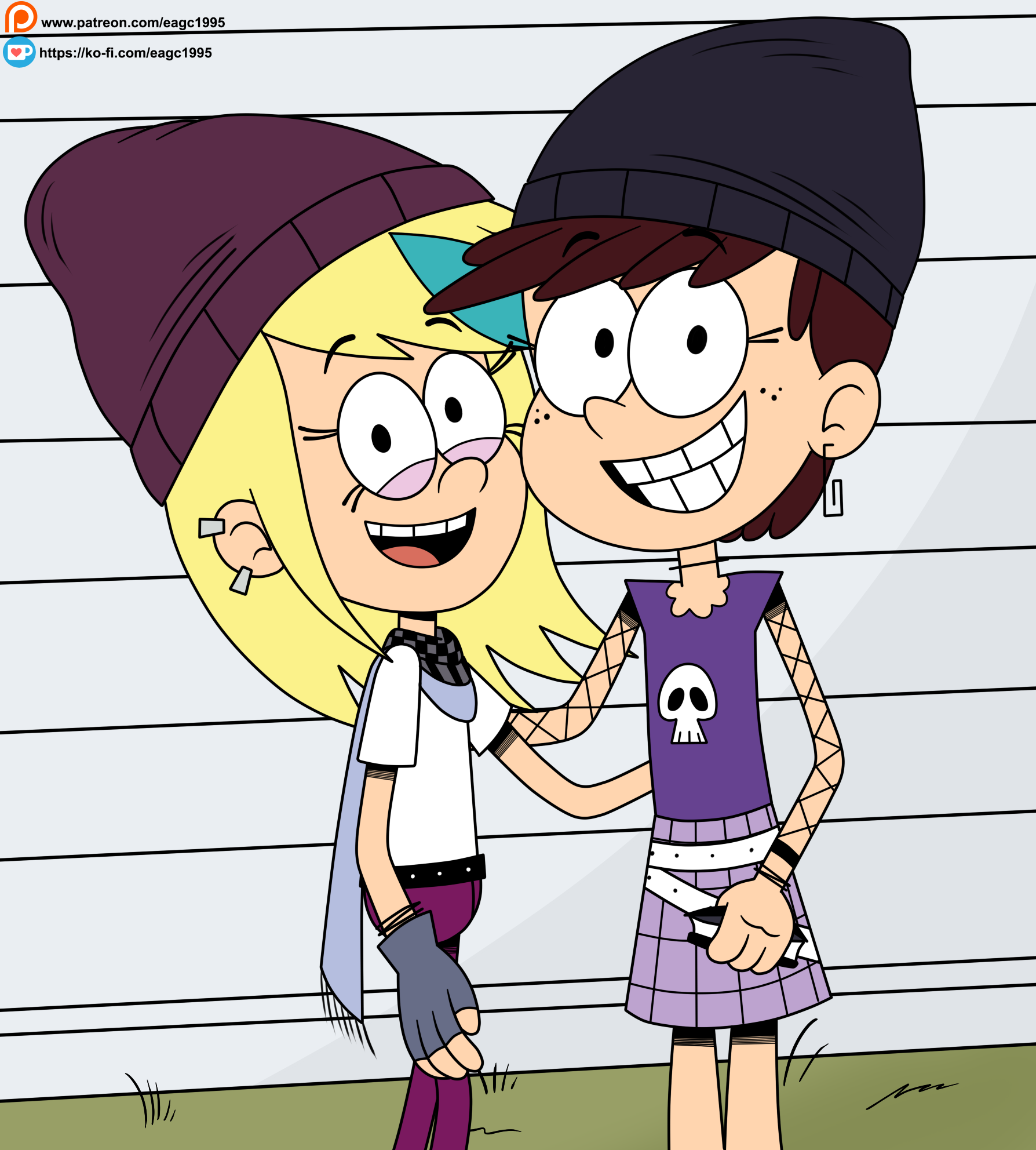 Luna Loud And Sam Sharp By Eagc7 On Deviantart