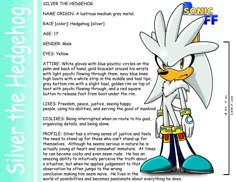 Silver The Hedgehog By Sonicff On Deviantart