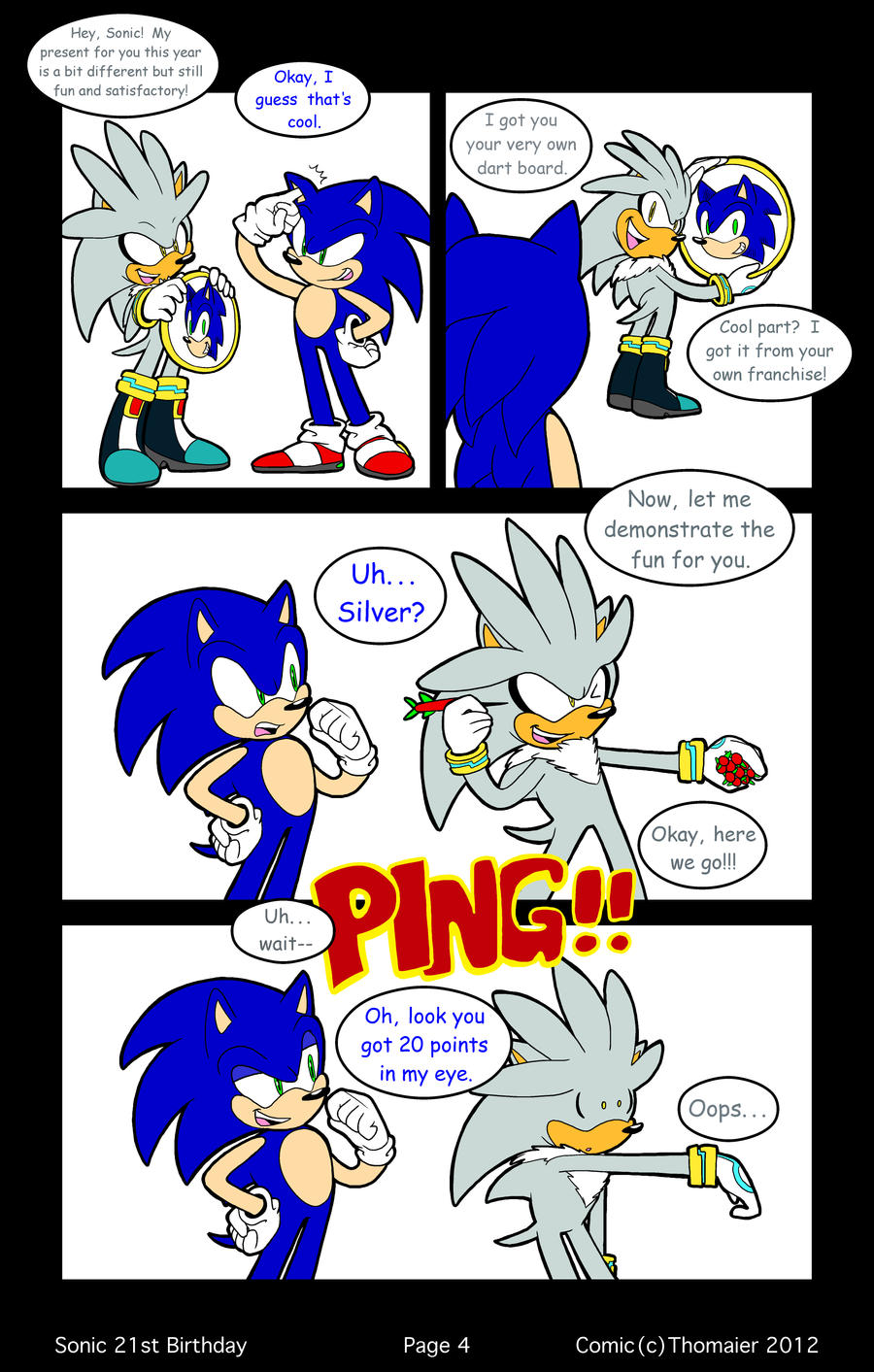 Sonics 21st Birthday Page 4 By Sonicff On Deviantart