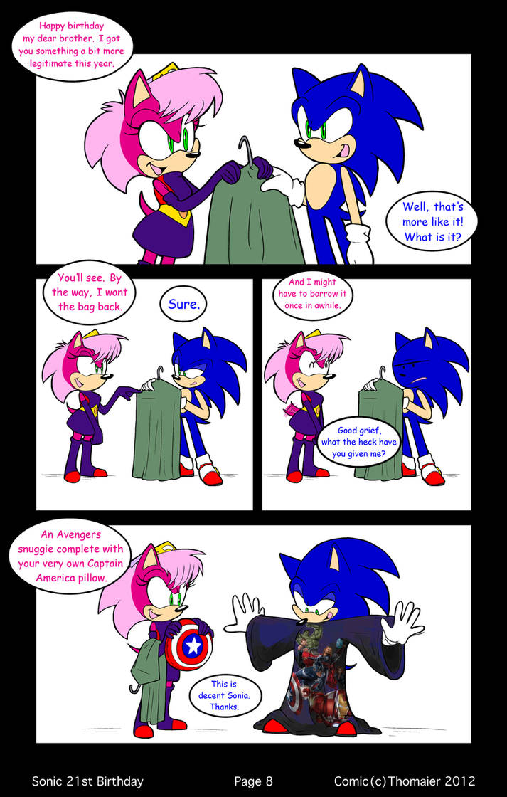 Sonics 21st Birthday Page 8 By Sonicff On Deviantart