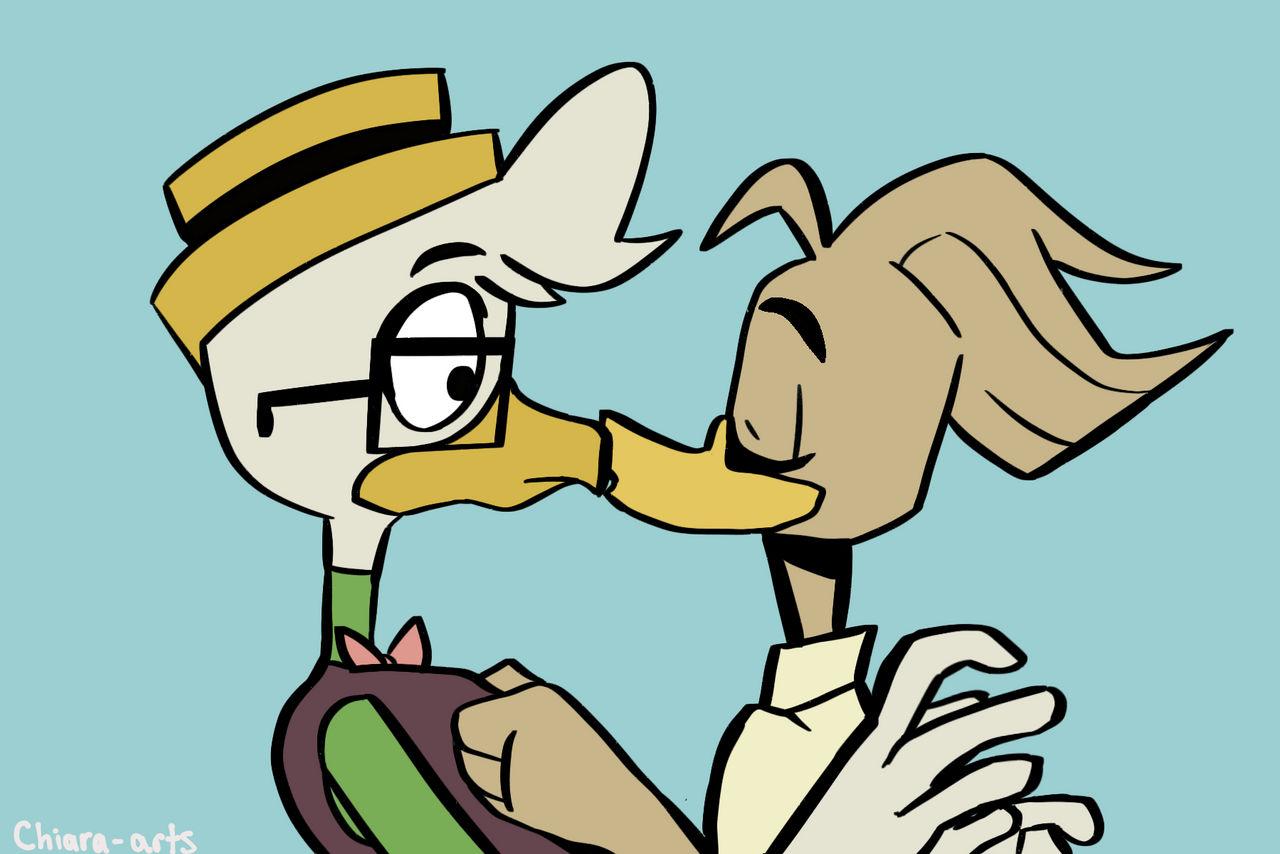 Gyro X Fenton Surprise Kiss By Chiara Arts On Deviantart