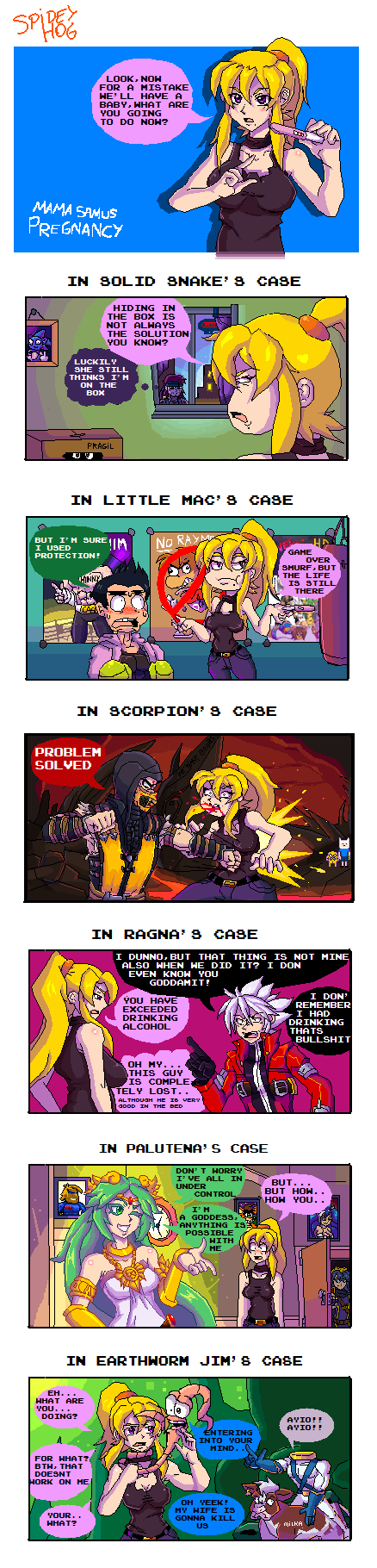 Mama Samus Pregnancy By Spideyhog On Deviantart