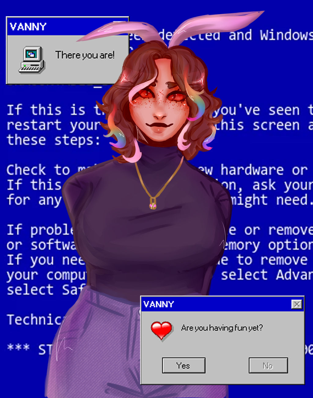 Fnaf Vanny By Rebdotexe On Deviantart