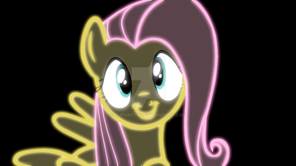 Flutter Shy Neon By Alphaponz On Deviantart